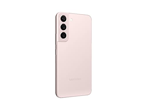 SAMSUNG Galaxy S22 Smartphone, Factory Unlocked Android Cell Phone, 256GB, 8K Camera & Video, Brightest Display, Long Battery Life, Fast 4nm Processor, US Version, Pink Gold (Renewed)