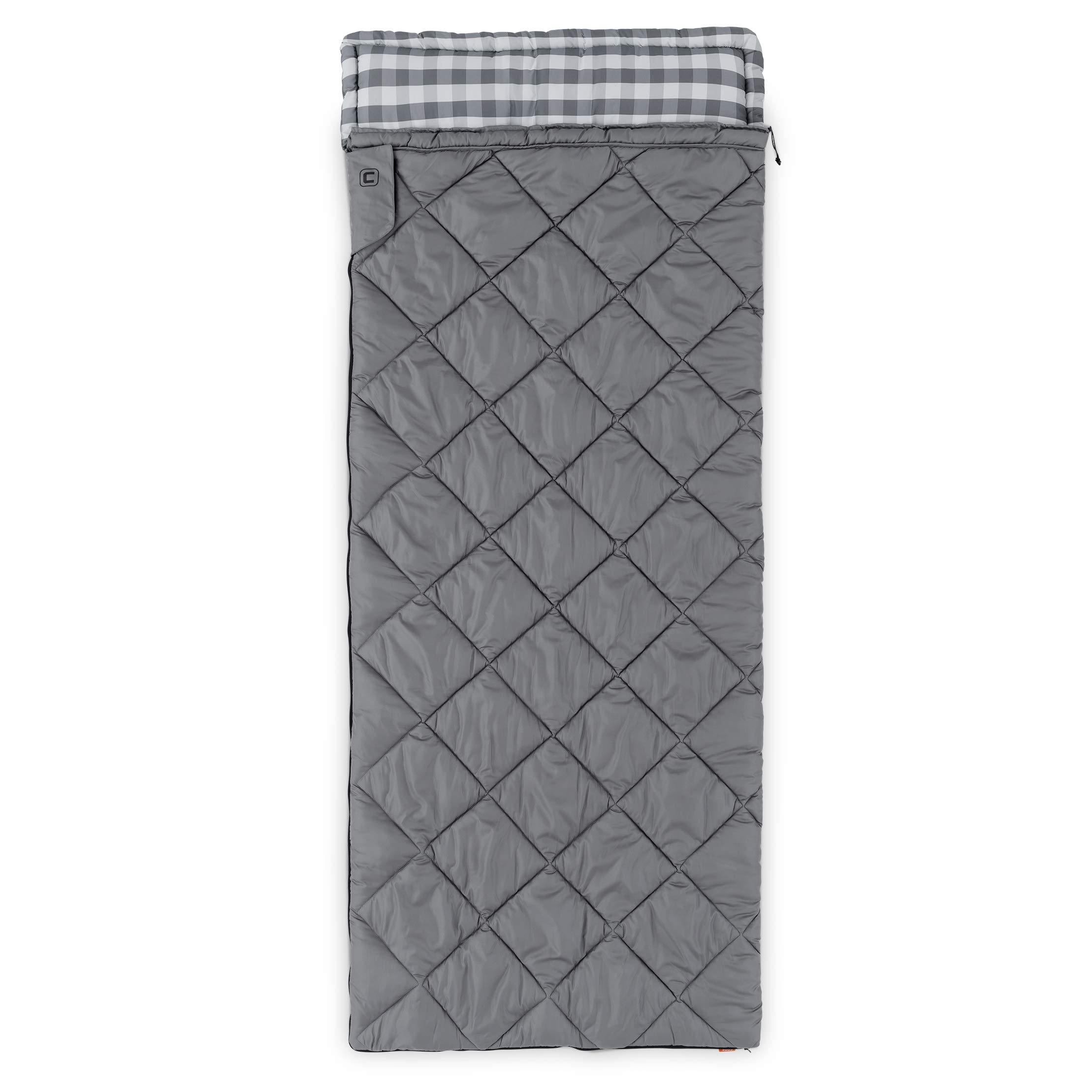 CORE 20 Deg Oversized Adult Sleeping Bag, Gray