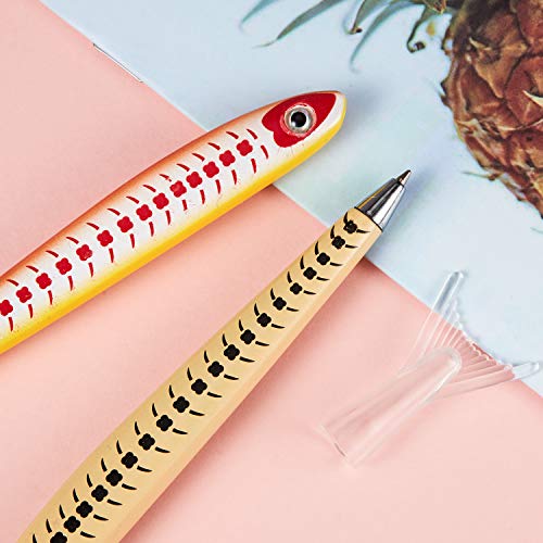Outus Fish Pen Ballpoint Pens Cute Fish Pen for Fish Pen Decoration Party, Christmas Halloween Near Year Gift (12 Pieces)