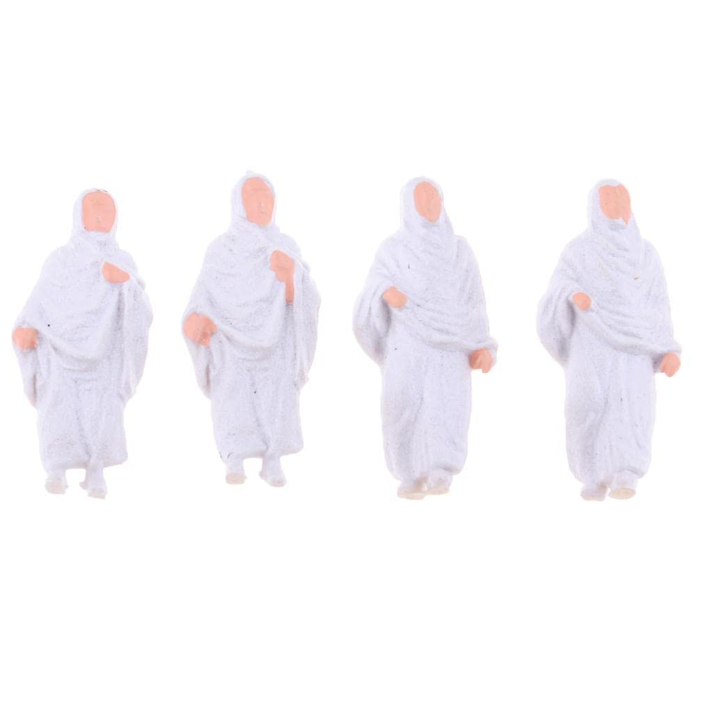KLKCMS 20x 0 Scale Model People Figures Arabian Arabs for Diorama Wargame Parts