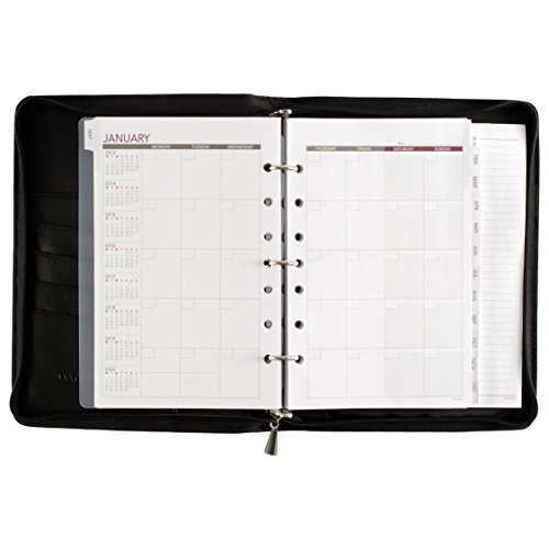 Day Runner Undated Loose-Leaf Starter Set, Slim Profile, 5.5 x 8.5 Inch Page Size, Color May Vary (206-0286)