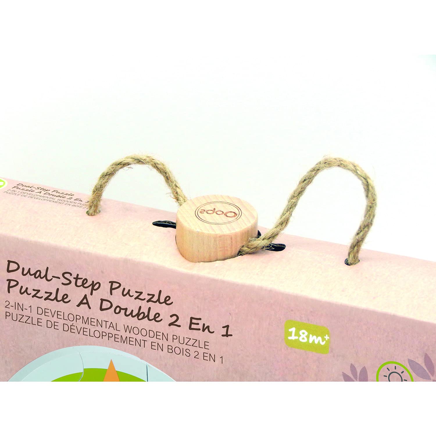Wooden Puzzle | OOPS® | Two Puzzles in One, Hedgehog