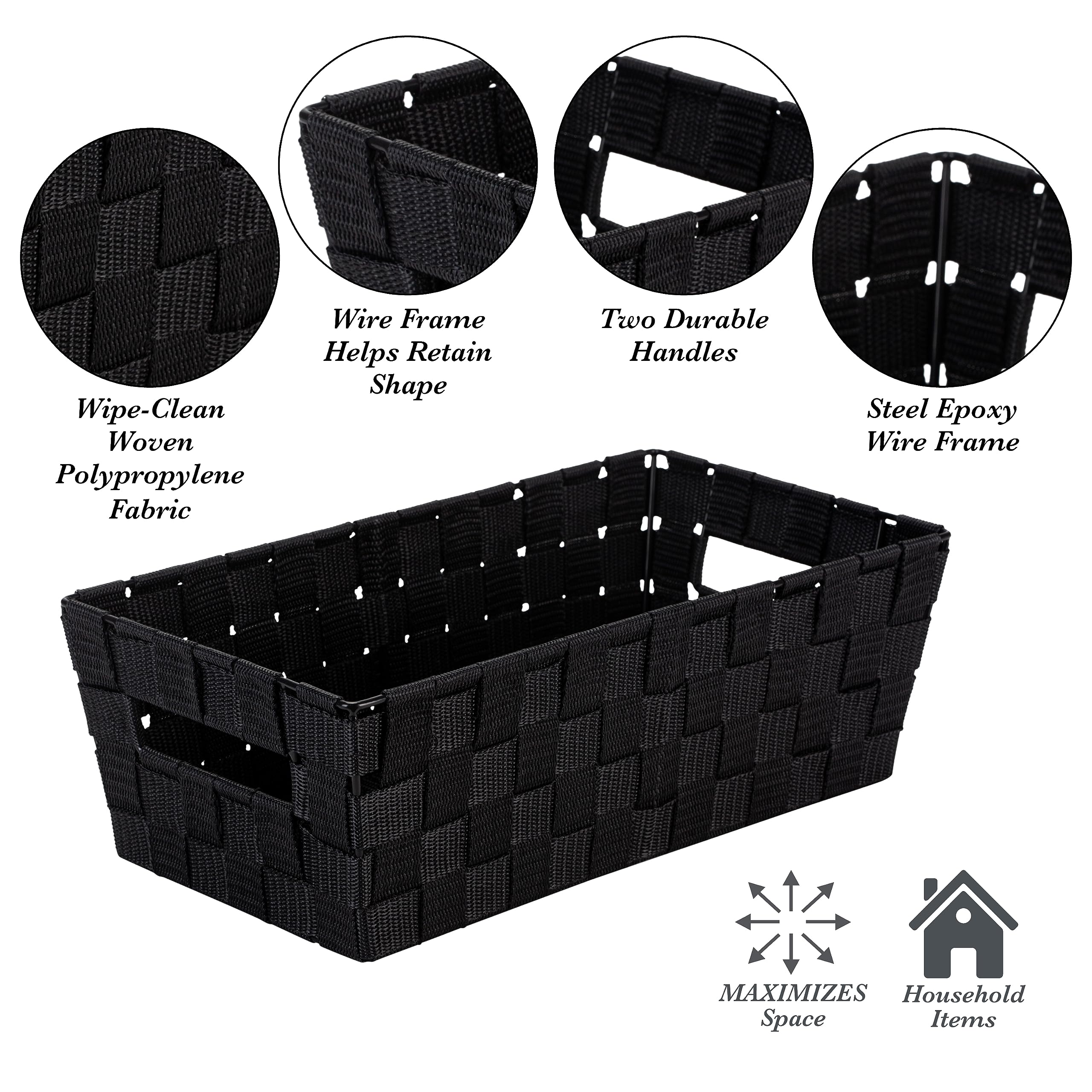 Simplify Extra Long Shelf, Black