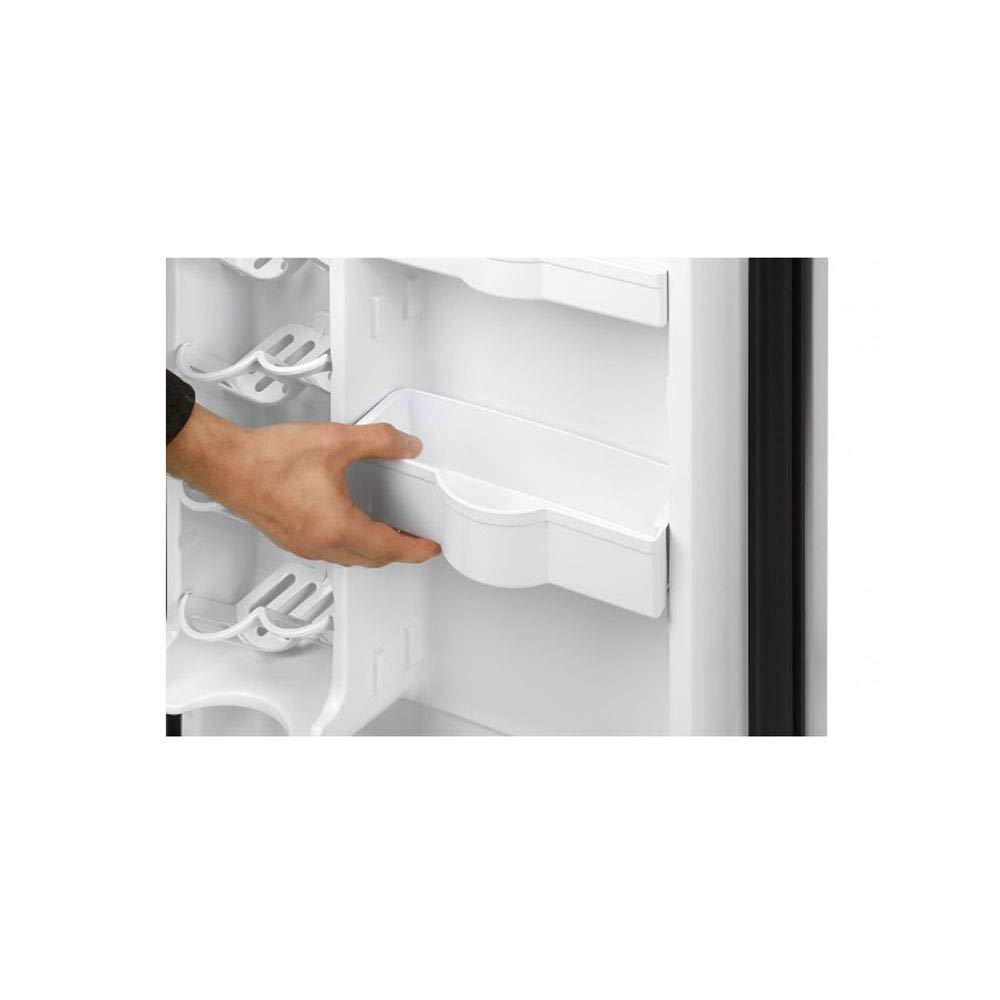 Danby 4.4 Cu. Ft. Compact Refrigerator, Black/Stainless Steel