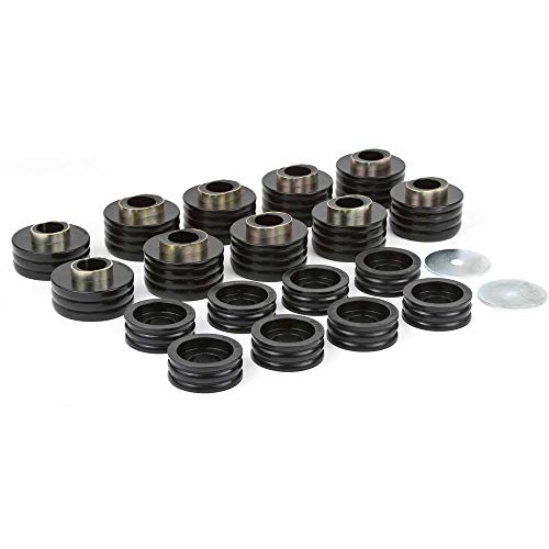 Daystar, Ford F250/350 Polyurethane Body Mounts, fits 1999 to 2017 2/4WD, KF04050BK, Made in America , Black
