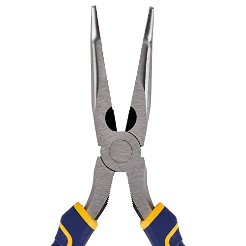 IRWIN Tools VISE-GRIP Pliers, Bent Long Nose, 8-Inch (2078228)