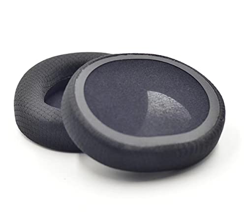 Replacement Black Fabric Ear Pads Cushion Earmuffs for SteelSeries Arctis 1 3 5 7 Lossless Wireless Gaming Headset Headphone(Earpads)