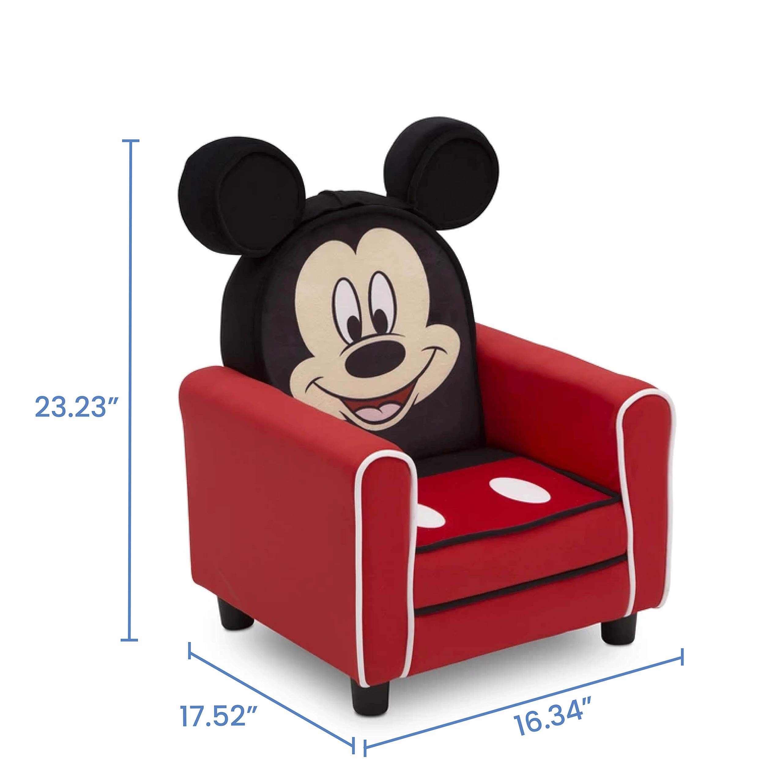 Delta Children Figural Upholstered Kids Chair, Disney Frozen II Anna