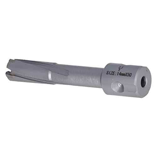 Hollow Core Bit, 50mm Depth Precise Annular Cutter 40CR Carbide for Cast Iron(0.55in)