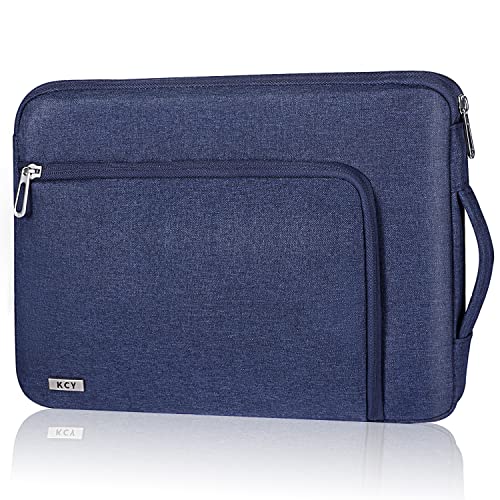 KCY Laptop Sleeve 11.6 Inch, Waterproof Slim Laptop Case Bag with Handle Compatible with Surface Pro 9 8 7/Laptop Go 2 3, MacBook Air 11/12, 11-12 Inch HP Acer Asus Lenovo Samsung Chromebook,Blue