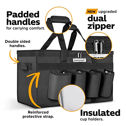 Homemell Insulated Bags with Drink Carriers Combo Pack