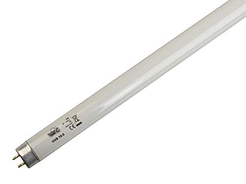 LUCKY HERP 10.0 Fluorescent Desert Terrarium Bulb Lamp Tube,T8,18 Watt,24 Inches