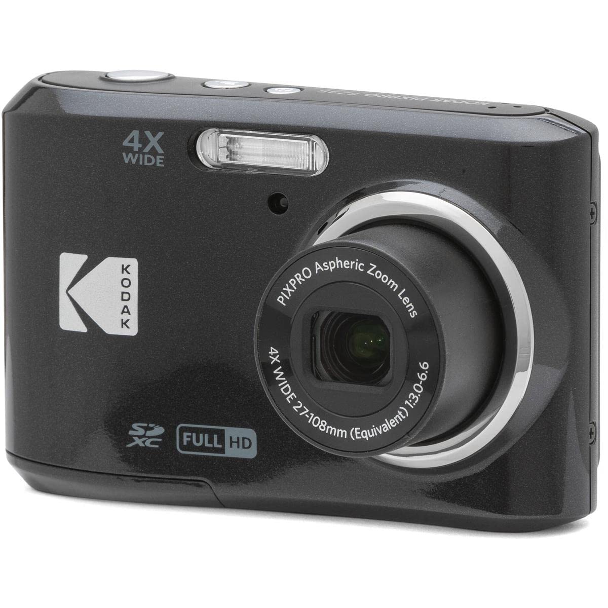 Kodak PIXPRO FZ45 Friendly Zoom Digital Camera (Black) Bundle with Camera Case (2 Items)