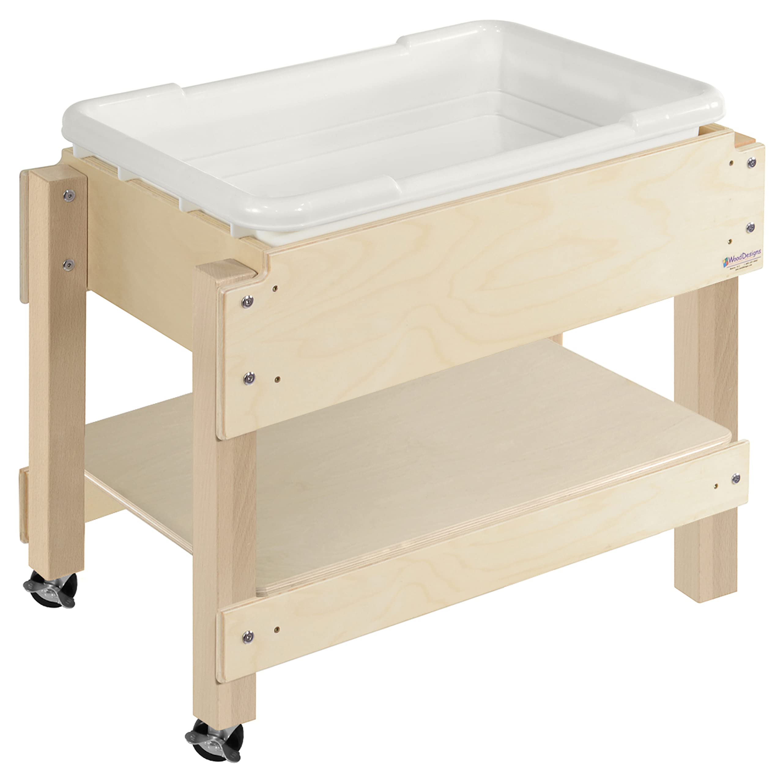 Wood Designs WD11811 Petite Sand and Water Table with Lid/Shelf, 24 x 28 x 15" (H x W x D)