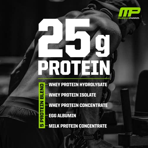 MusclePharm Combat Protein Powder, Cookies ‘N’ Cream - 4 lb - Gluten Free - 52 Servings