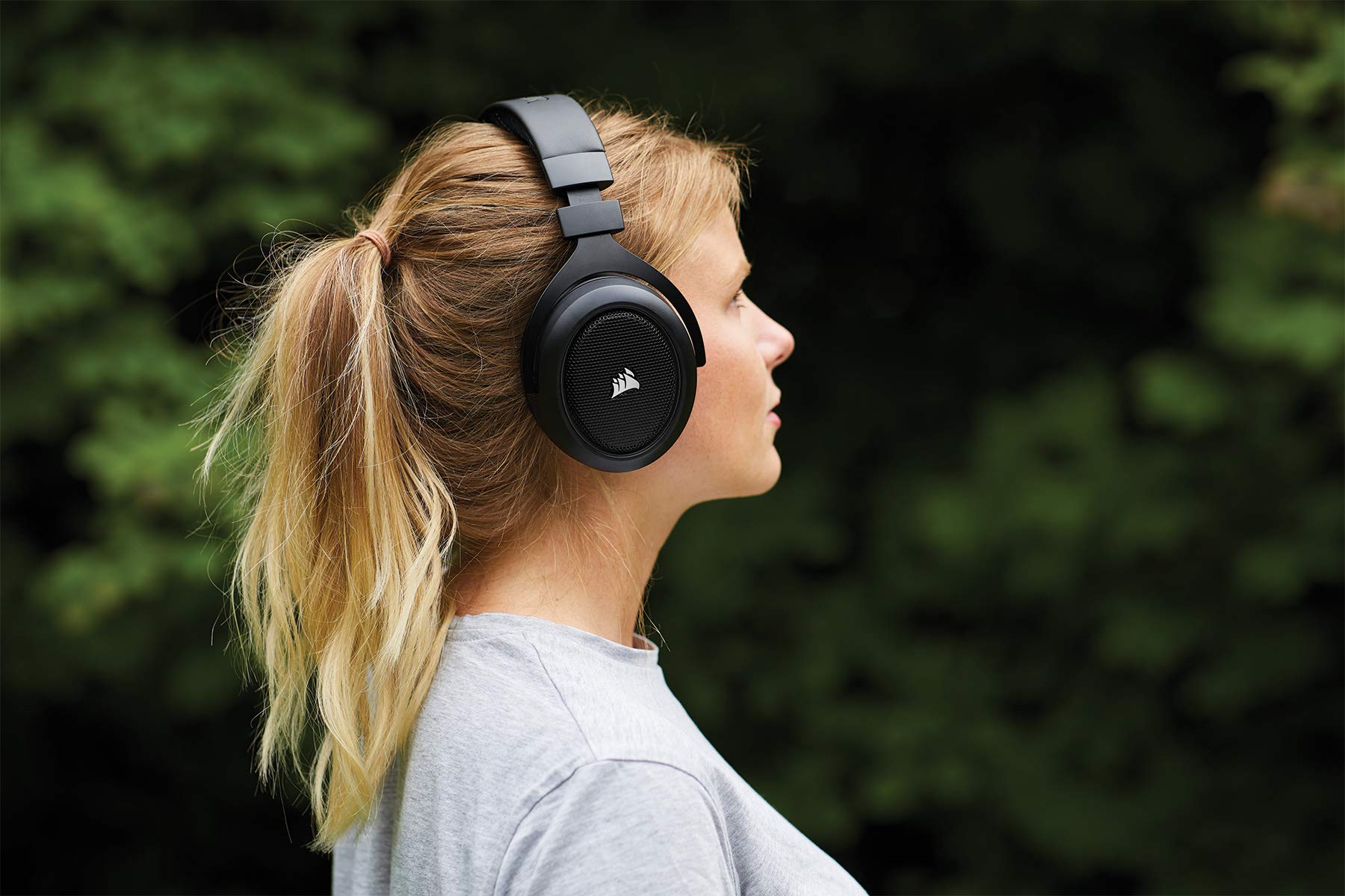 Corsair HS50 PRO Stereo Gaming Headset — Carbon (Renewed)