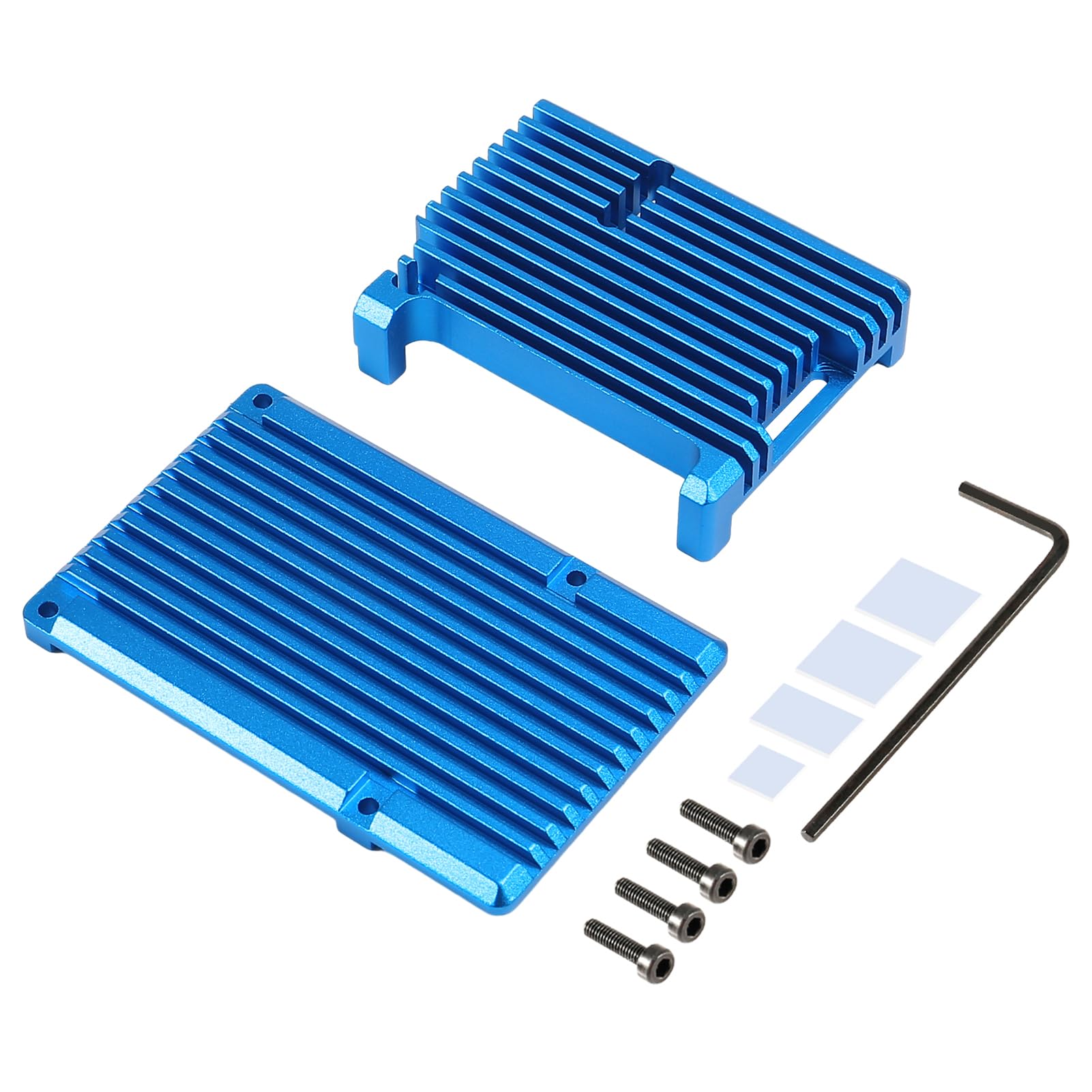 Dorhea Raspberry Pi 4 B Case, Raspberry Pi Rack Cluster Case Stacking Case with Cooling Fan and Fan Cover for Raspberry Pi 4,Raspberry Pi 3 Model B B+, Raspberry Pi 2 Model B,Pi B+ (5-Layers)