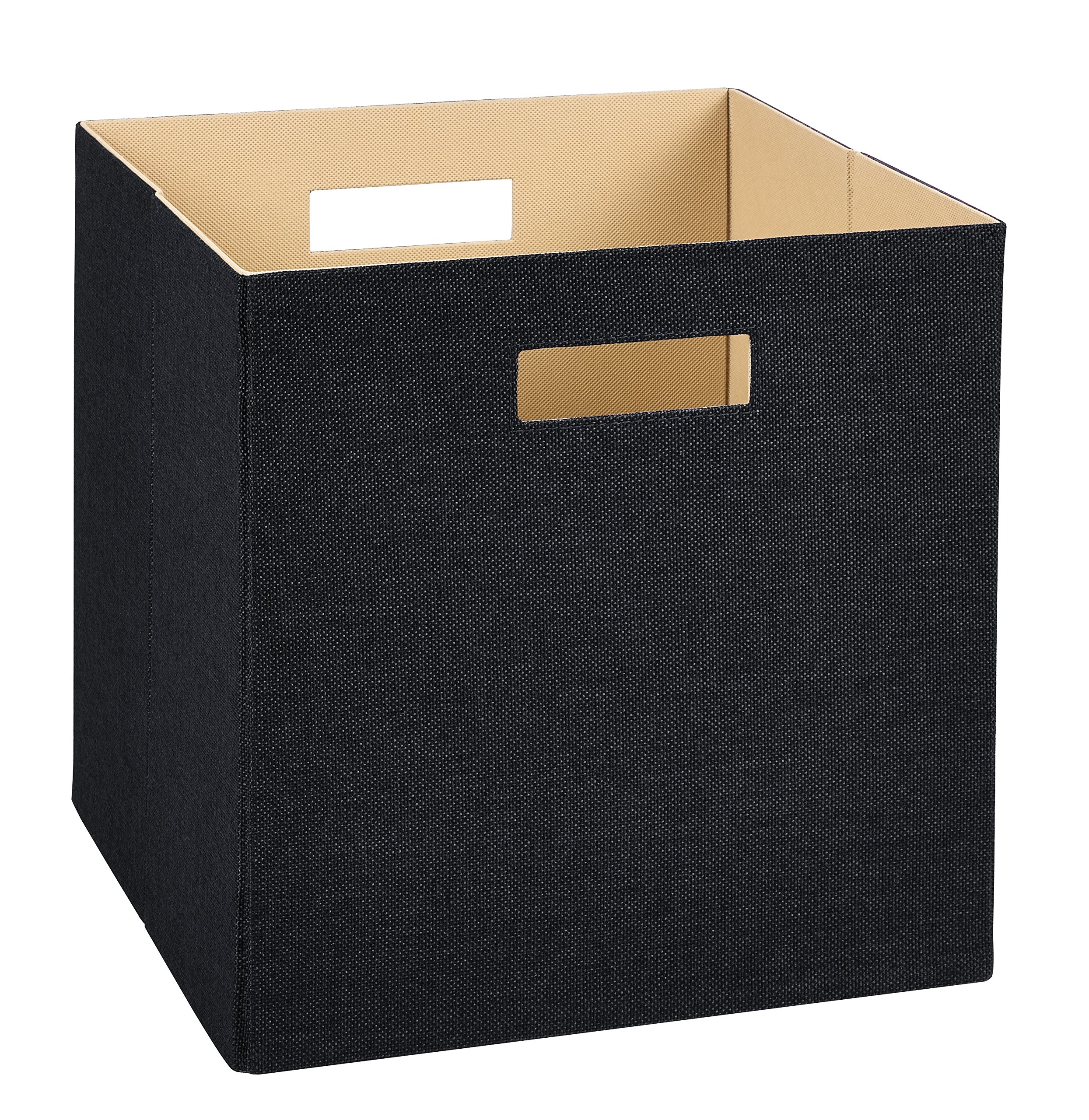 ClosetMaid Decorative Fabric Storage Bin, Black