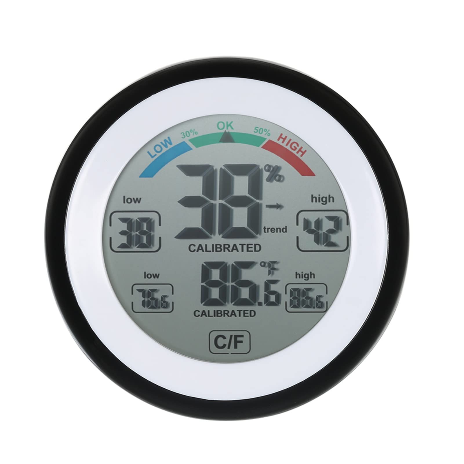 LNYHLXS Digital Thermometer Hygrometer Temperature Humidity Meter Max Min Value Trend Display Temperature Humidity Meter