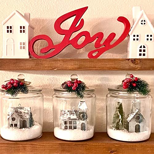 KEEPAA 10Pcs Christmas Artificial Berries Pine Cones Stems Decor, Faux Red Berry Stem Simulation Pinecones Branches for Xmas Tree Decorations, Floral Arrangement DIY Wreath Winter Holiday Décor