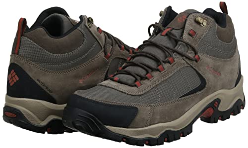 Columbia Men's Granite Ridge Mid Waterproof, Mud/Rusty, 9.5