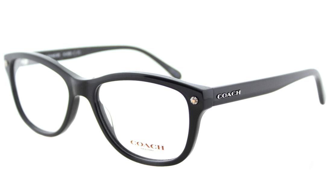 Coach HC6095 Eyeglass Frames 5420-54 - Black/Black Gunmetal HC6095-5420-54