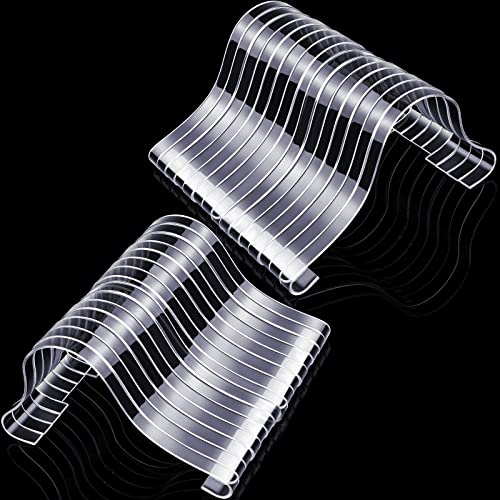 Patelai Acrylic Display Sandal Clear Shoes Display Insert Acrylic Shoe Display Stand for Women Shoe Display Home Retail Shop (30 Pcs)