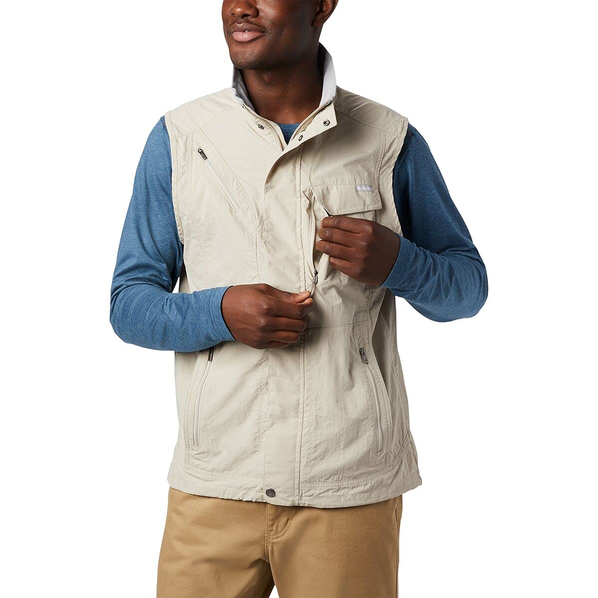 Columbia Silver Ridge II Vest Fossil 1 LG