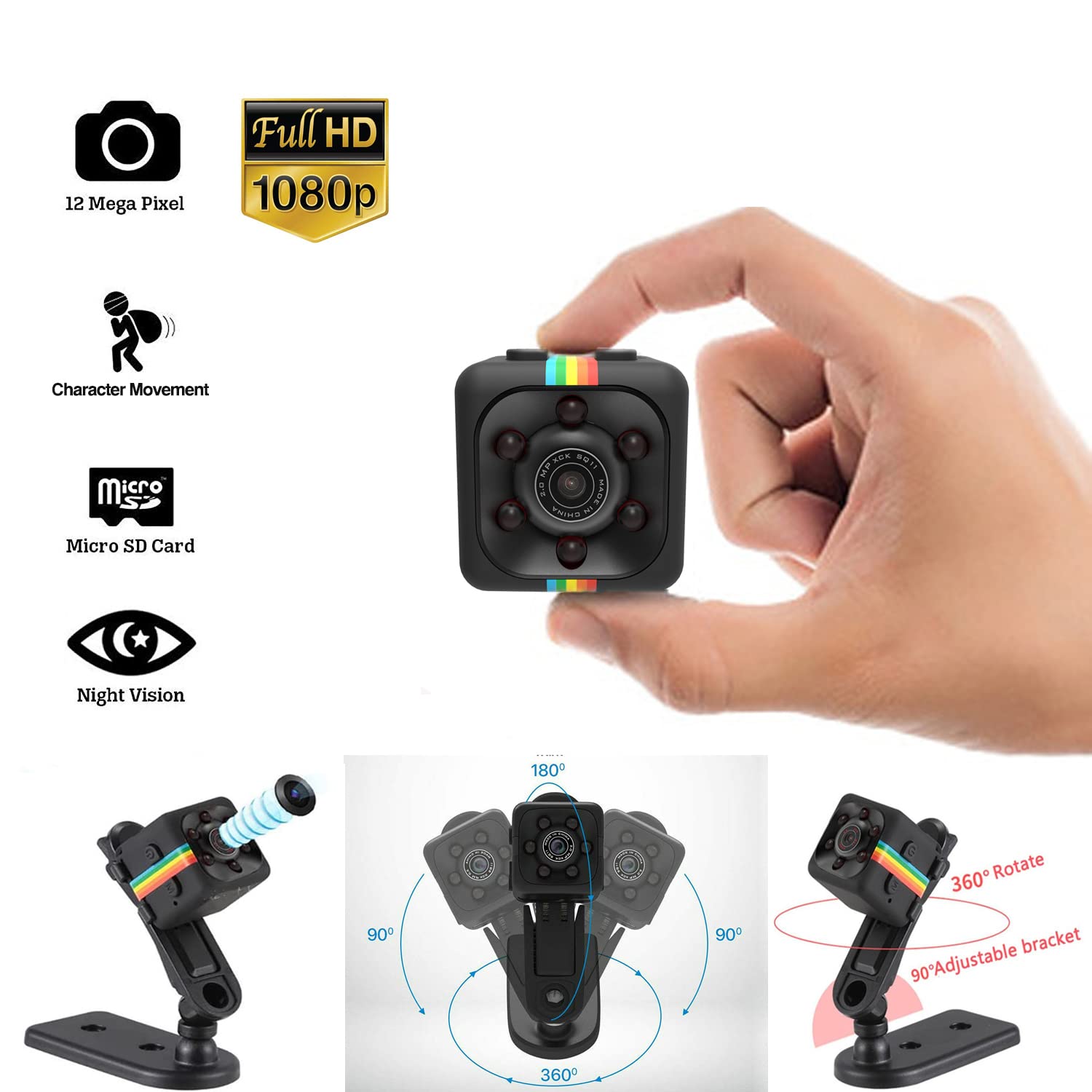 Home Camera,1080P, Motion Recording, Suitable for Family Indoor Outdoor Office