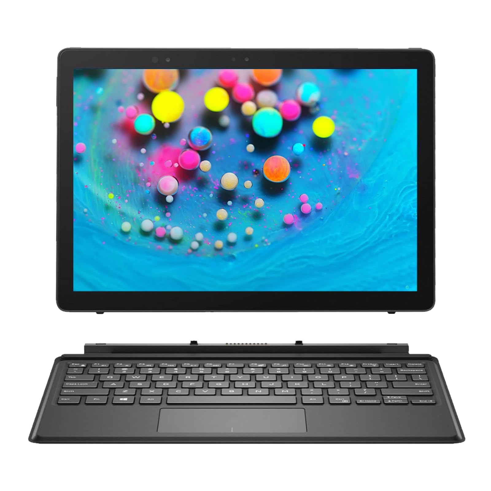 Dell Latitude 5285 2-in-1 Tablet PC Touchscreen FHD Laptop, Intel Core i5-7th Processor, 8GB RAM, 256GB SSD, Backlit Keyboard, Dual Cameras, WiFi, Bluetooth, Windows 10 Pro (Renewed)