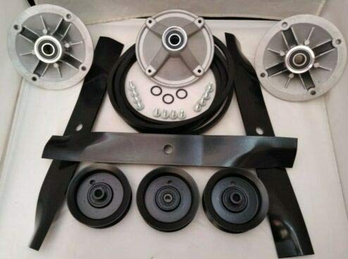Deck Rebuild Kit Spindles Blades Pulleys Belt Toro TimeCutter Z5000 Z5030 Z5020