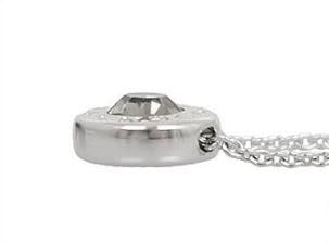 COACH SILVER OPEN CIRCLE STRAND NECKLACE F54514