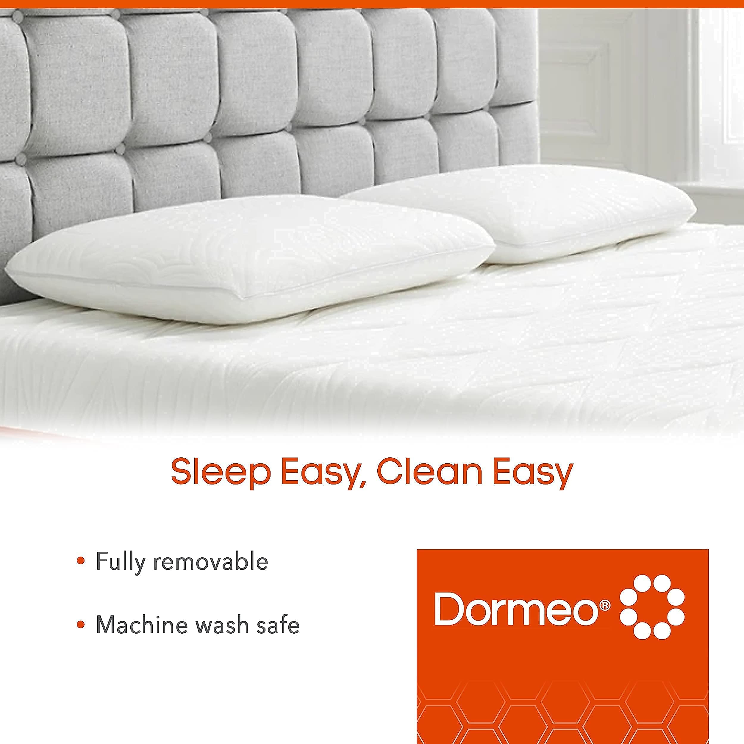 The Premium Mattress Topper by Dormeo (King) and True Evolution Pillow Bundle