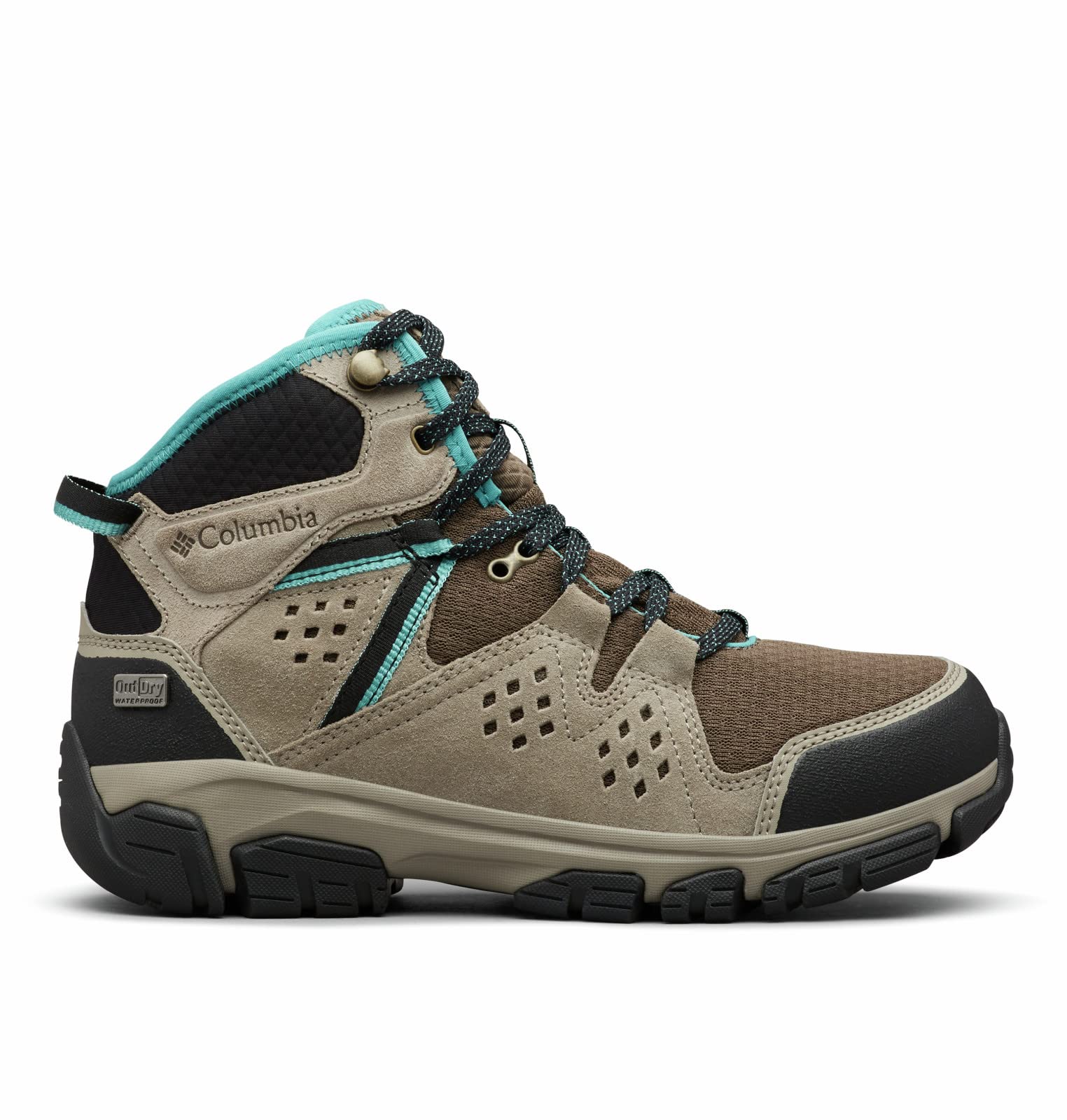 Columbia Women's ISOTERRA™ MID OUTDRY™ Boot, mud, teal, 9 Regular US