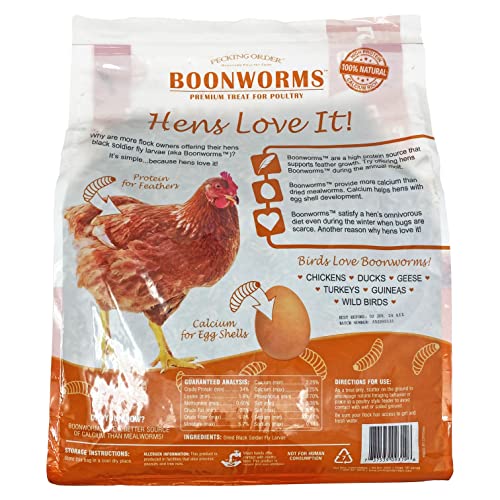 Pecking Order Boonworms 100% Black Soldier Fly Larvae