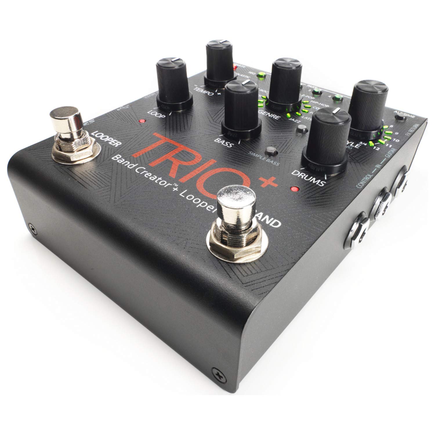DigiTech Trio+ Band Creator + Looper w/ FS3X Footswitch, 4 Cables, and Power Supply