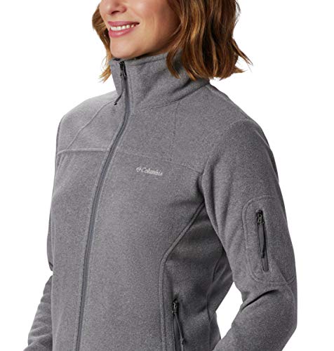 Columbia Women's Fast Trek II Jacket, City Grey Heather, Large