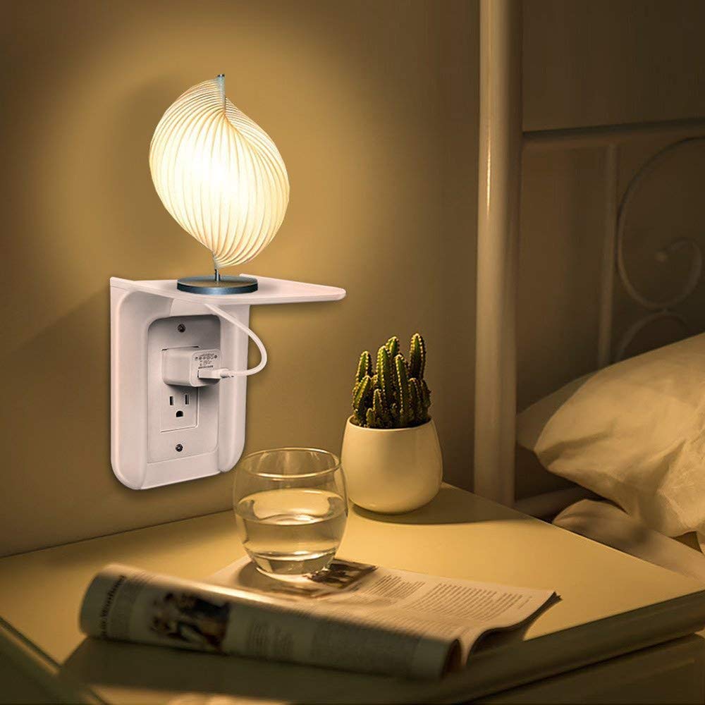 Toxz Ultimate Outlet Shelf Easy Installation Wall Socket Stand Power Perch Shelf,Outlet Holder,Switch Socket Rack,Suitable for The American's Outlet