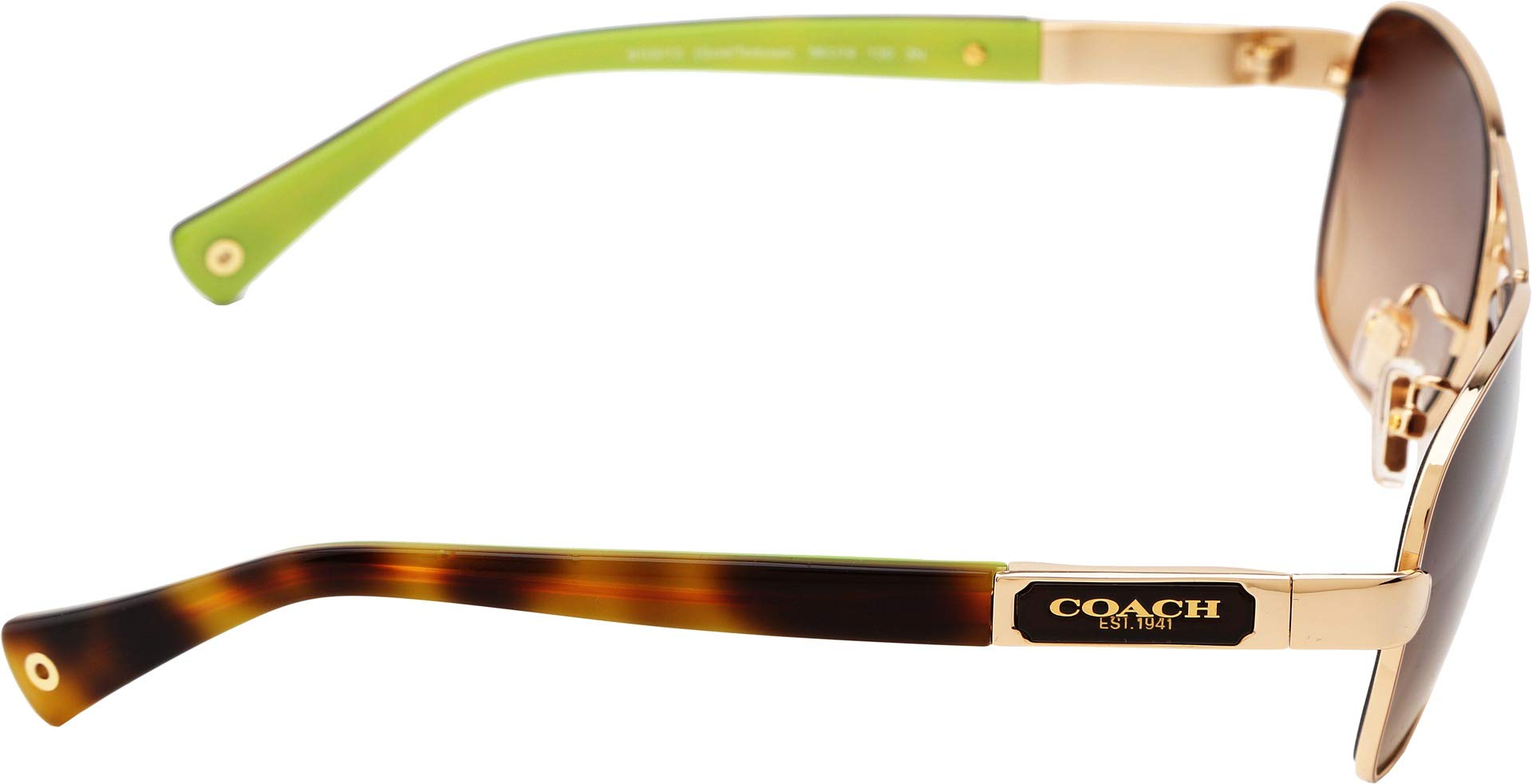 Coach Women's HG7012 Sunglasses, Gold Tortoise