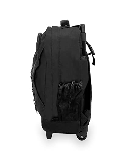 Everest Wheeled Backpack, Black, One Size