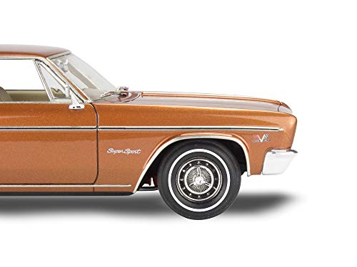 Revell 85-4497 ’66 Chevy Impala SS 396 2N1 Model Car Kit 1:25 Scale 148-Piece Skill Level 4 Plastic Model Building Kit,Blue