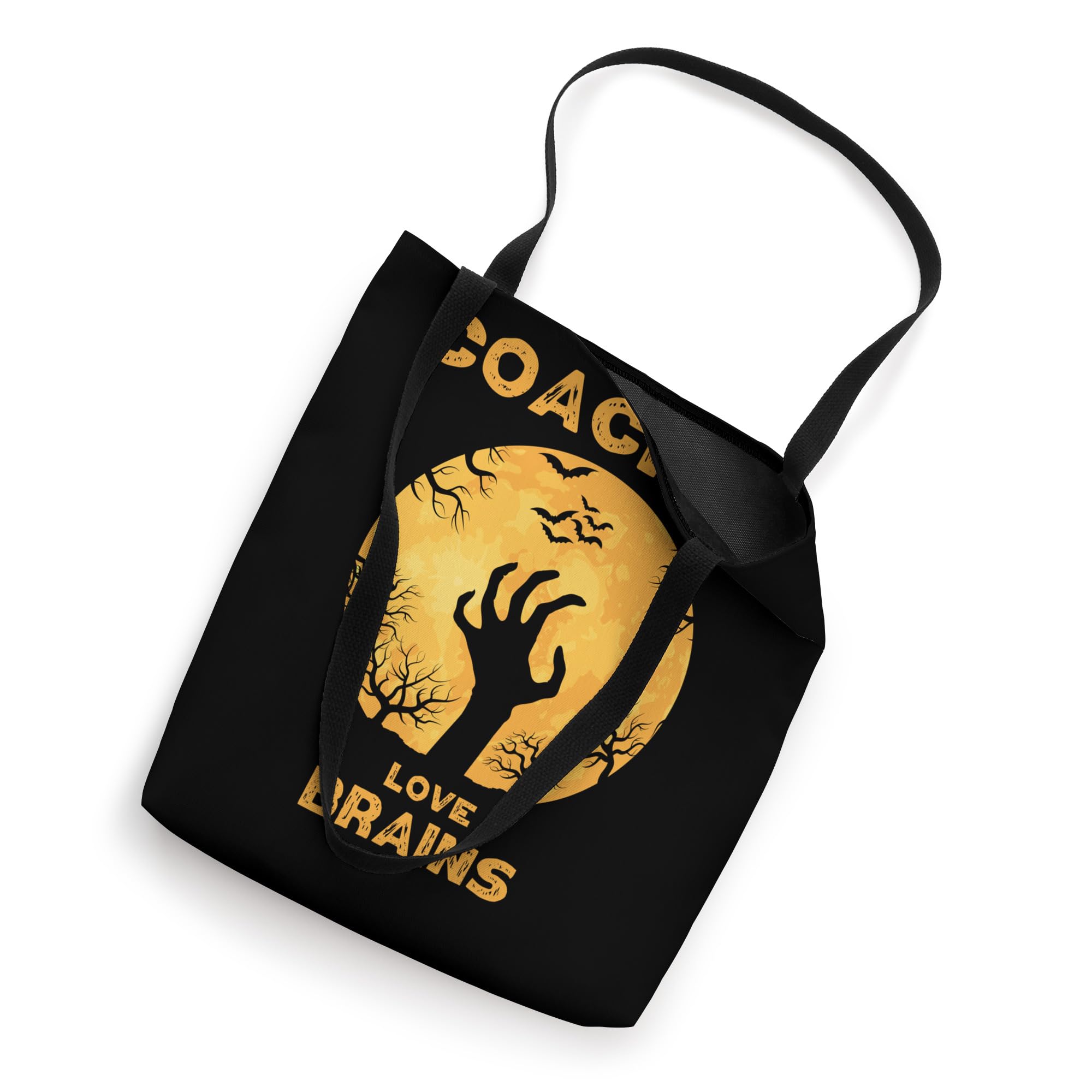 Coaches Love Brains Funny Halloween Coach Tote Bag