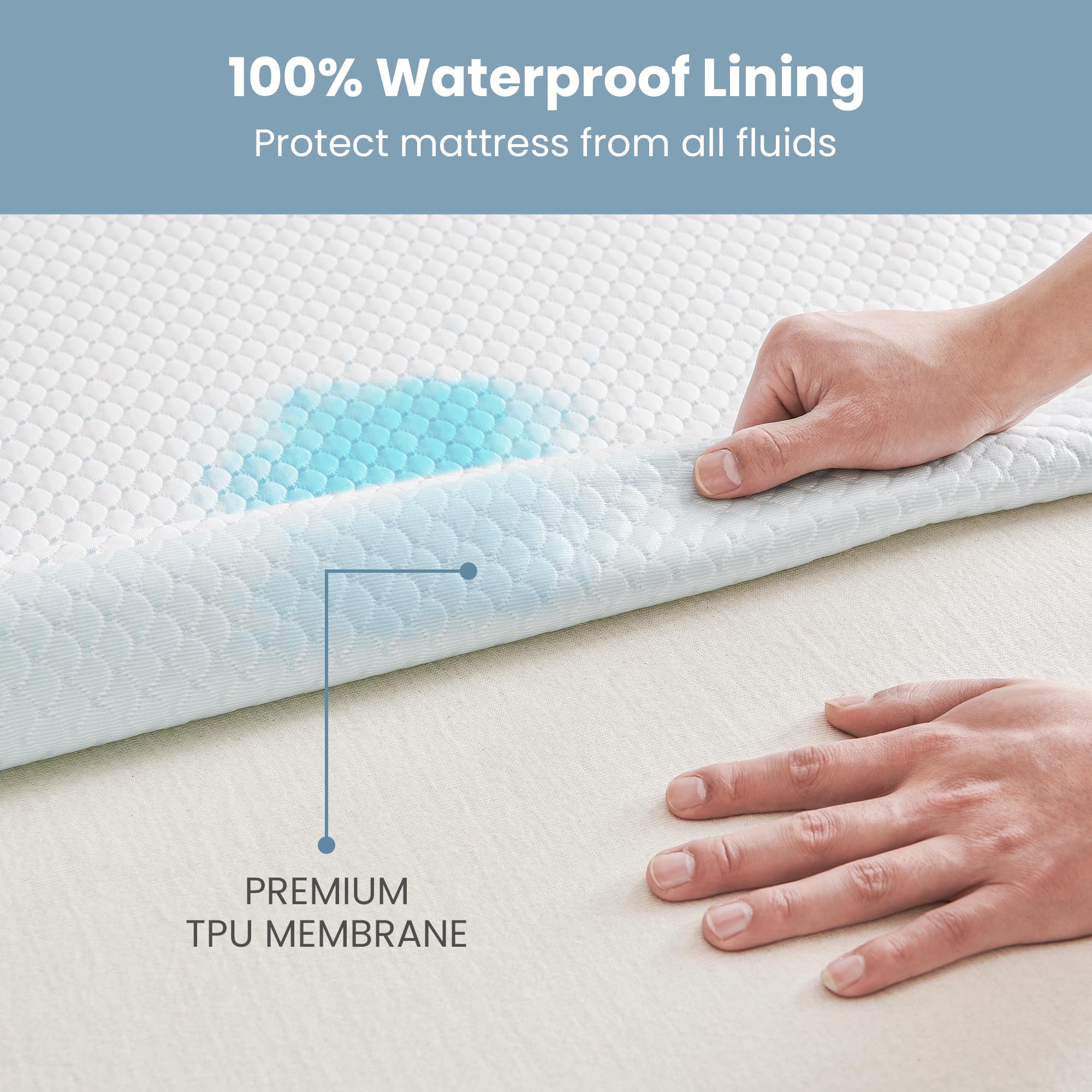 Dourxi Crib and Toddler Mattress - Ideal Breathable & Quiet Foam Mattress Airflow Sleep Surface with Removable Washable Outer Cover, Lightweight Crib Mattress