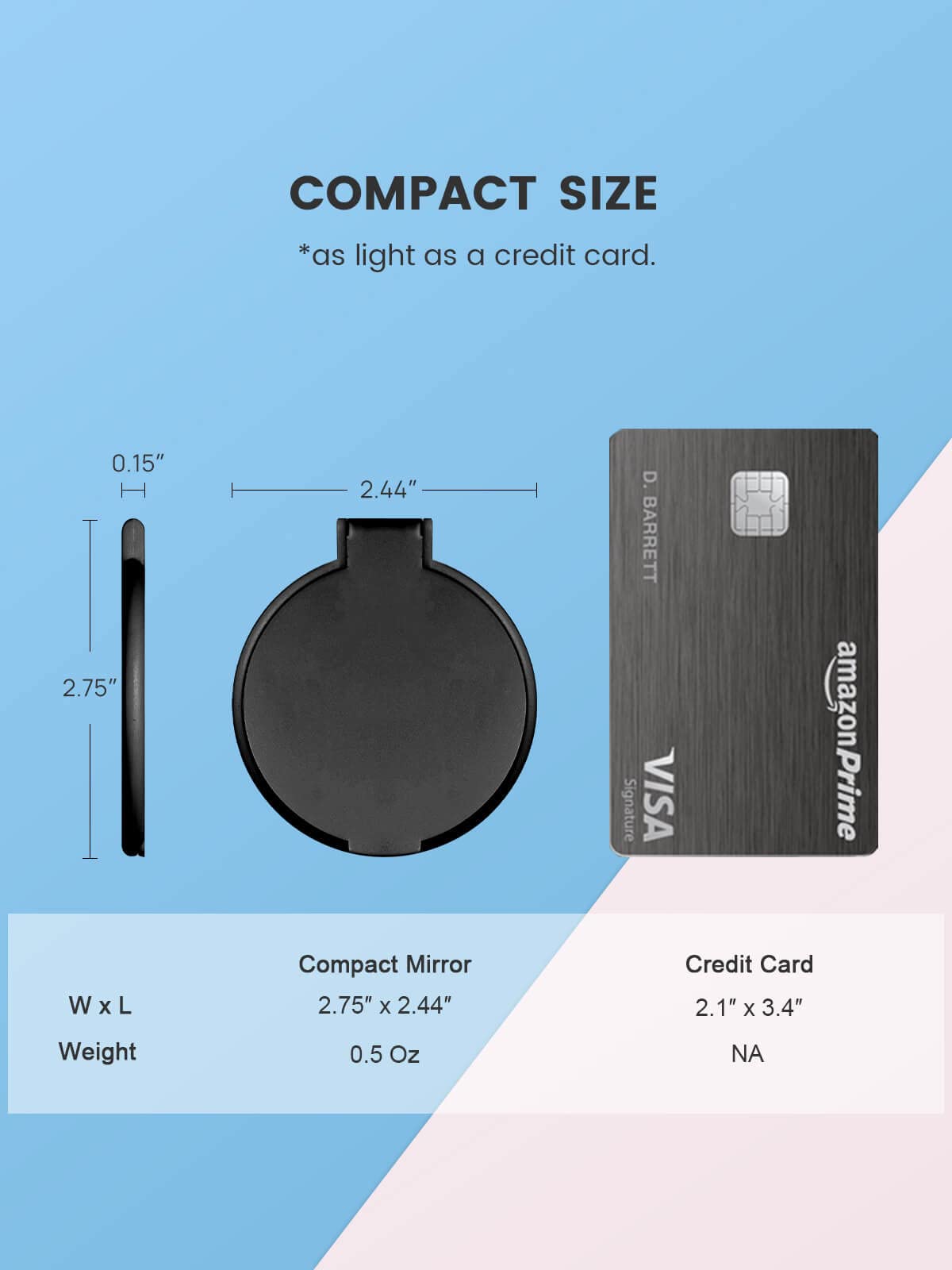 Compact Mirror Bulk, Round Makeup Mirror for Purse, Set of 24 (4-Color)