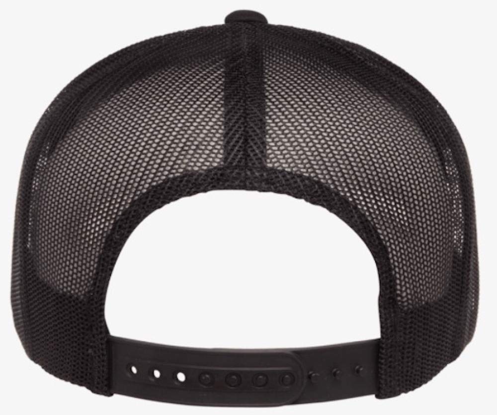 Flexfit Adjustable Snapback Classic Trucker Hat 6006 (Black) XXL