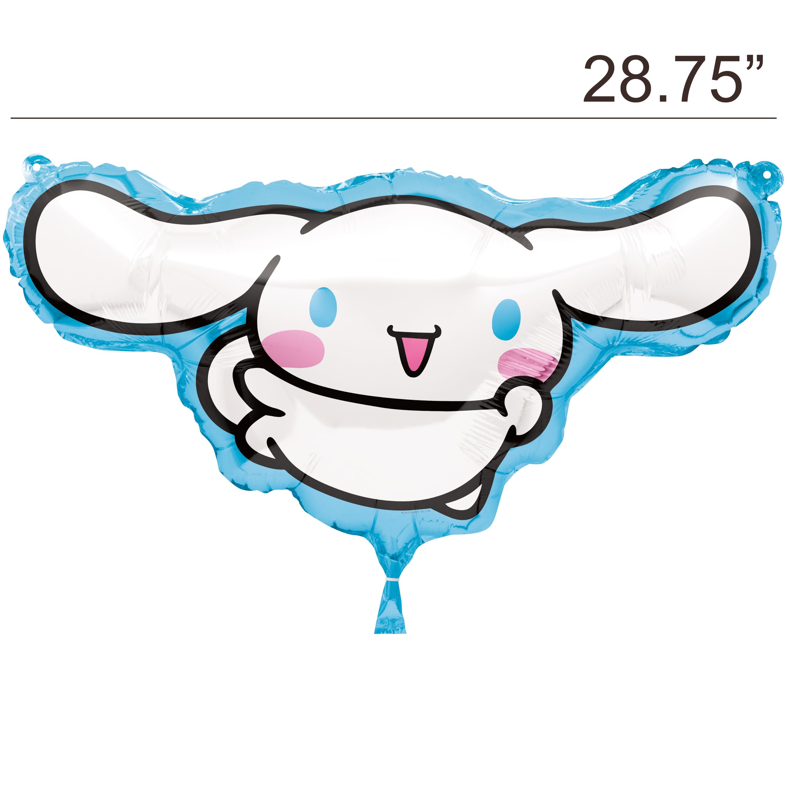 Large Hello Kitty Balloons | 3 Pack | Sticker | Hello Kitty Birthday Decorations and Party Supplies | 25" Hello Kitty, 28.75" Cinnamoroll, 22.75" My Melody