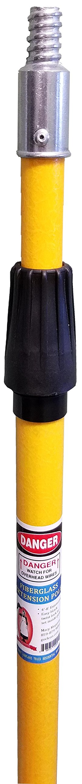 Mary Moppins 4 ft to 8 ft Fiberglass Extension Pole