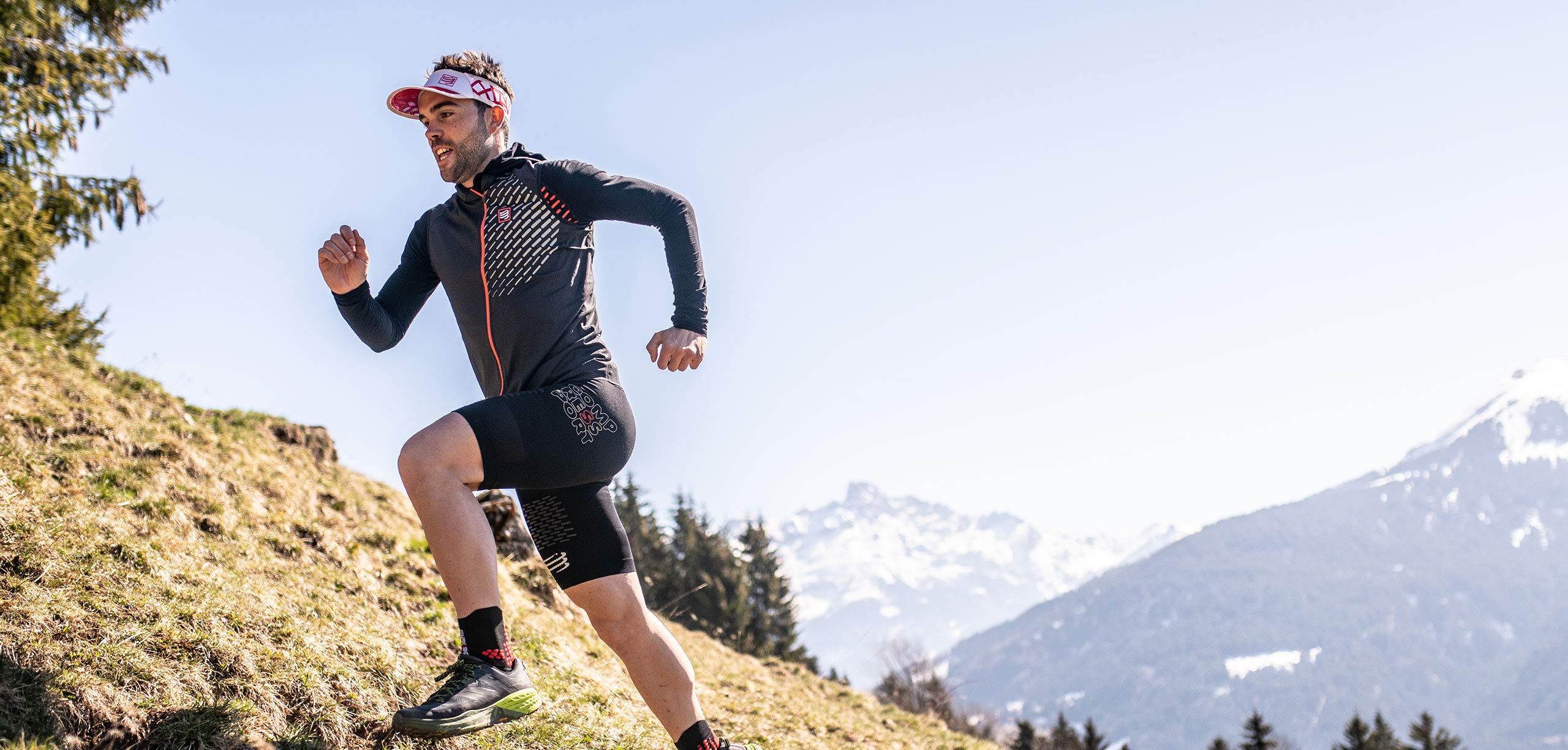 COMPRESSPORT Visor, Rouge/Blanc, TU EU