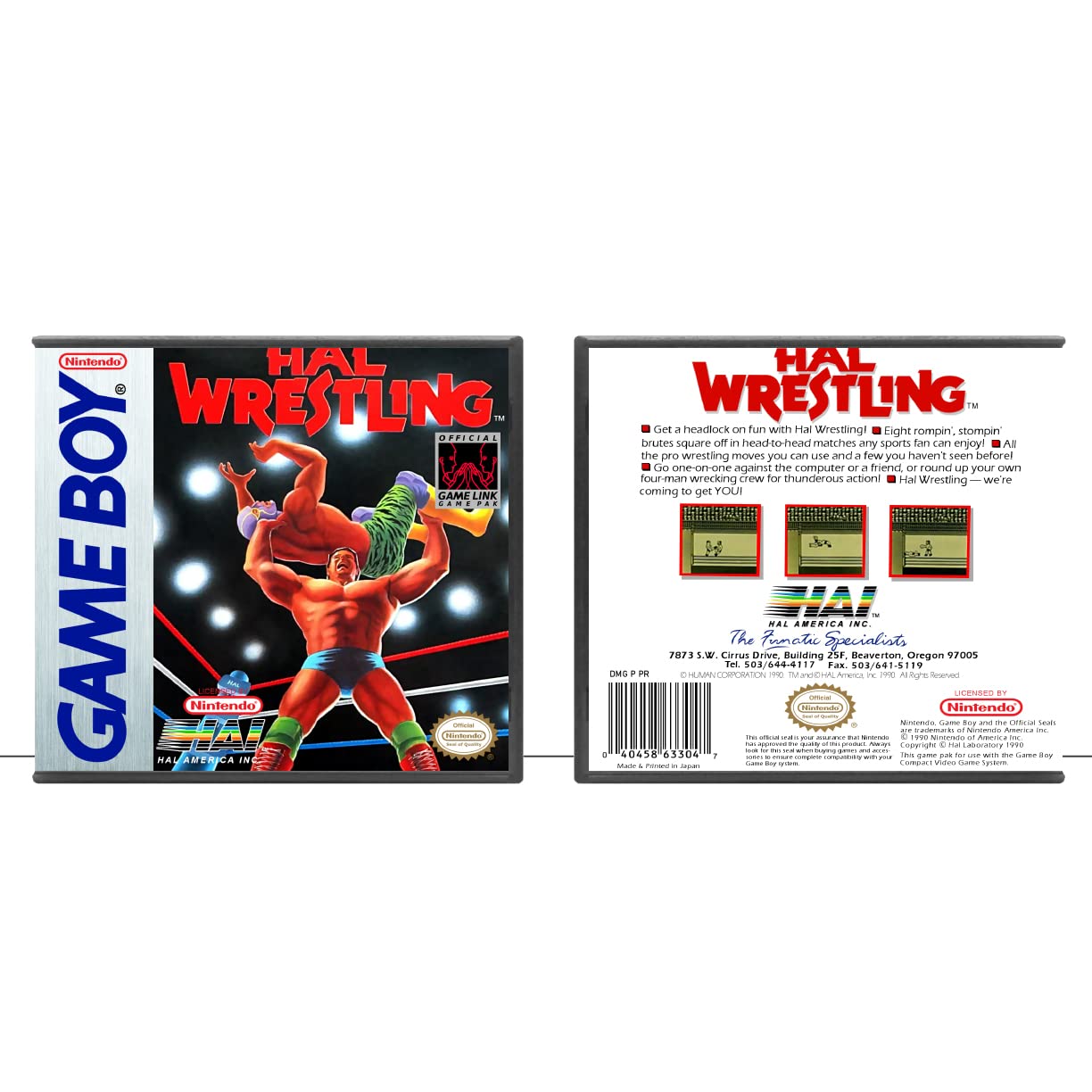 HAL Wrestling | (GB) Game Boy - Game Case Only - No Game