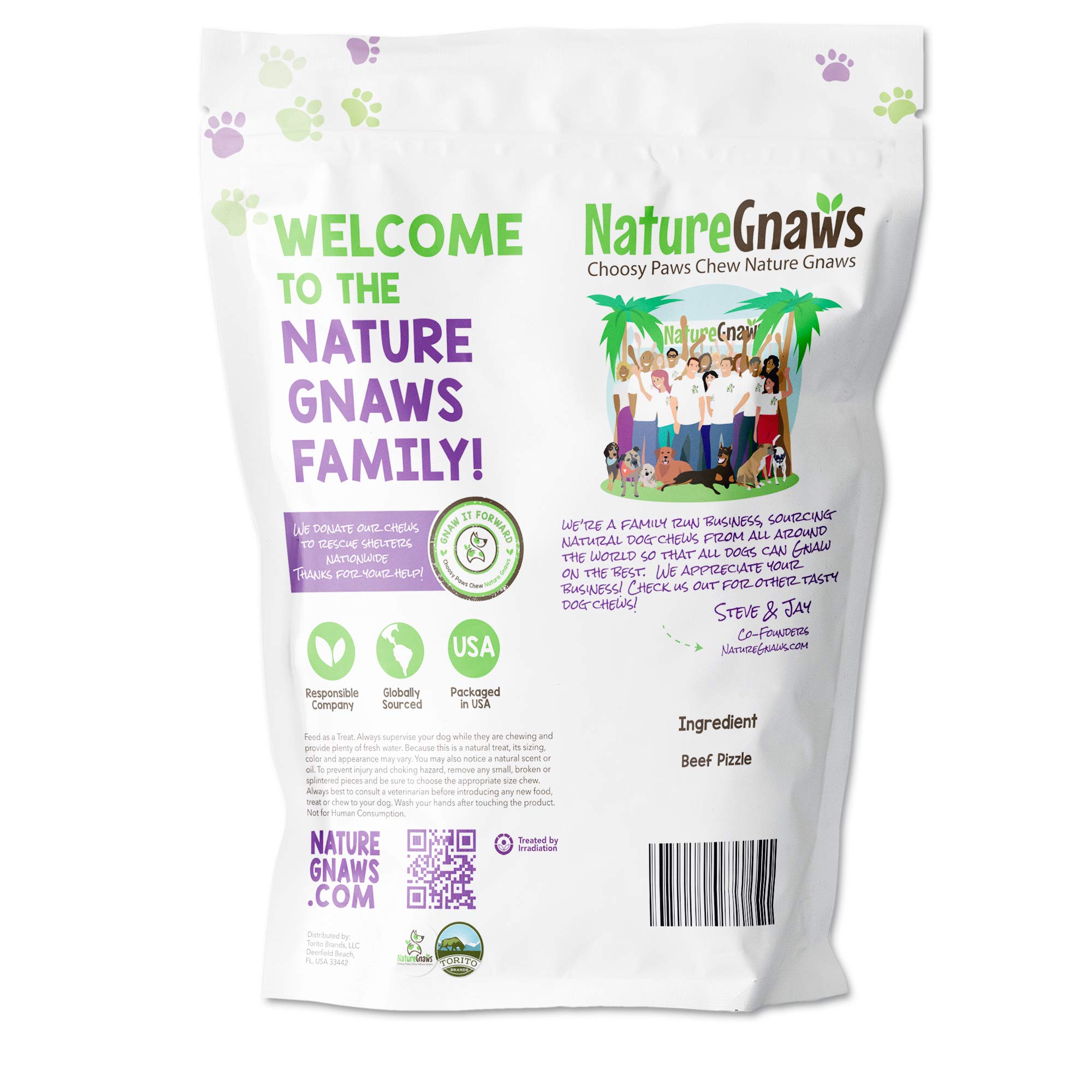 Nature Gnaws Bully Sticks for Dogs - Premium Natural Beef Dental Bones - Long Lasting Dog Chew Treats for Aggressive Chewers - Rawhide Free - Mixed Thickness 11-12"